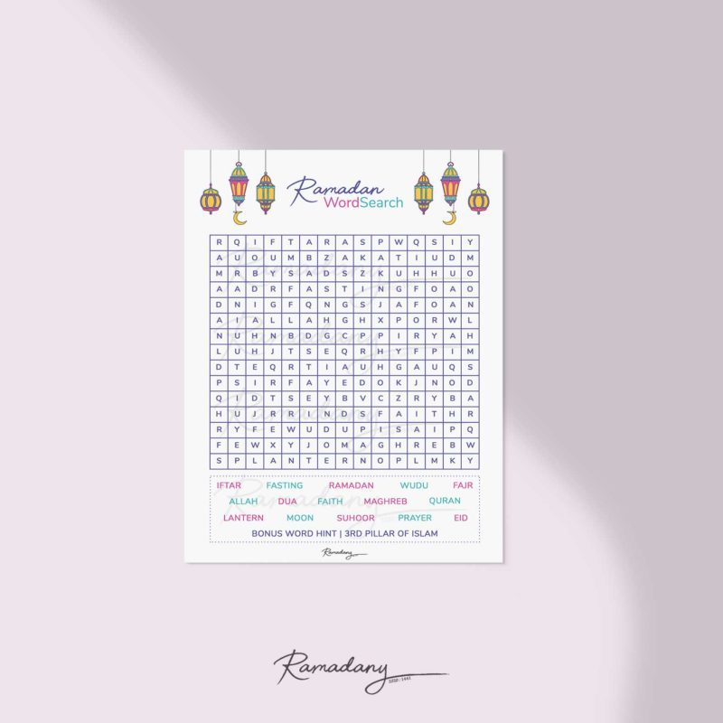 Eid-ul-Adha Kids Word Search | Uppercase and Lowercase | Printable ...